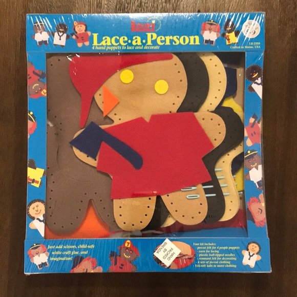 Lauri | Toys | Vintage 996 Lace Aperson 4 Hand Puppets To Lace Decorate ...